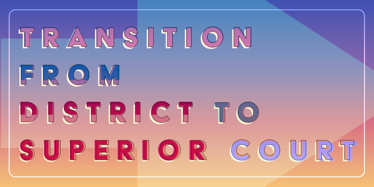 Transition from District to Superior Court - North Carolina Conference ...